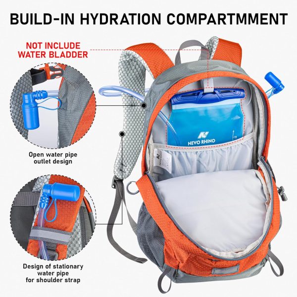 NEVO RHINO Hiking Backpack 20L Orange | Official NEVO RHINO Outdoor ...